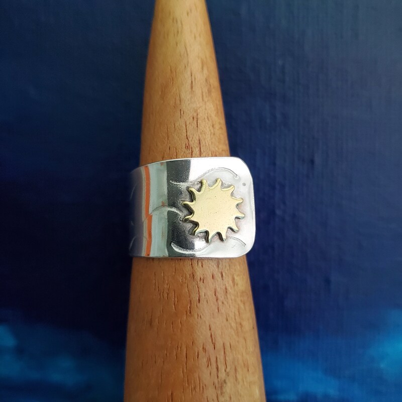Black Sun Ring - Etsy