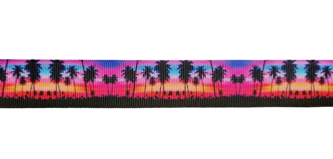 Palm Tree Ribbon, Ocean Breeze, Caribian - Etsy