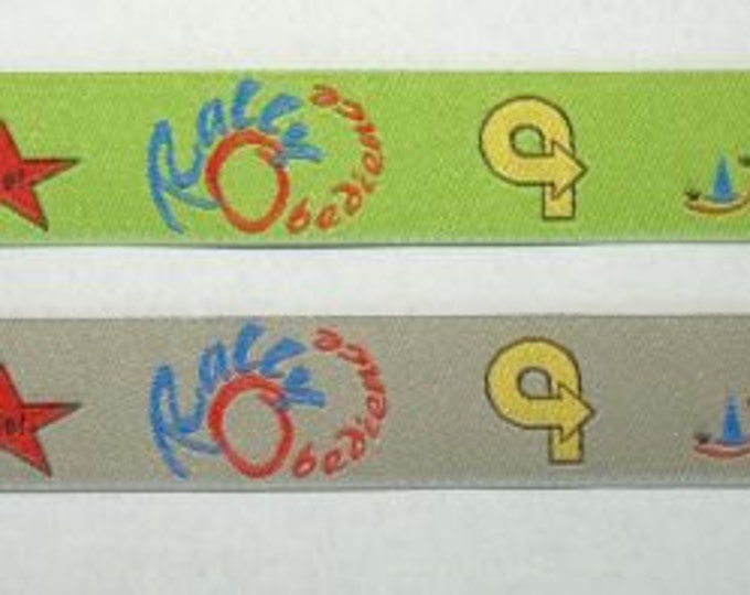 Woven Jacquard Ribbon Rally Obedience New 2016 - Etsy