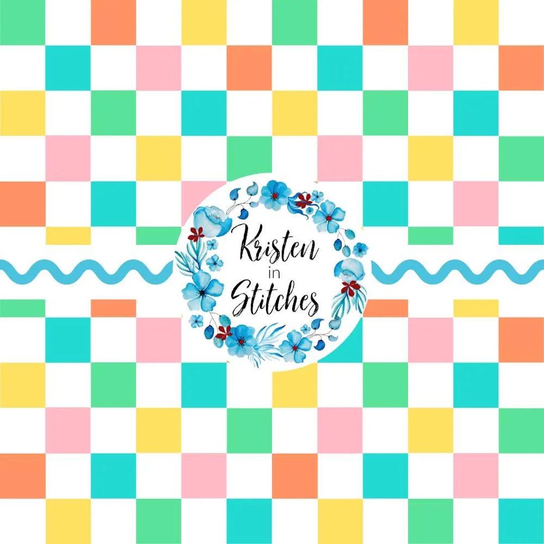 Easter Checkerboard Seamless File, Spring Rabbit Repeating Pattern ...