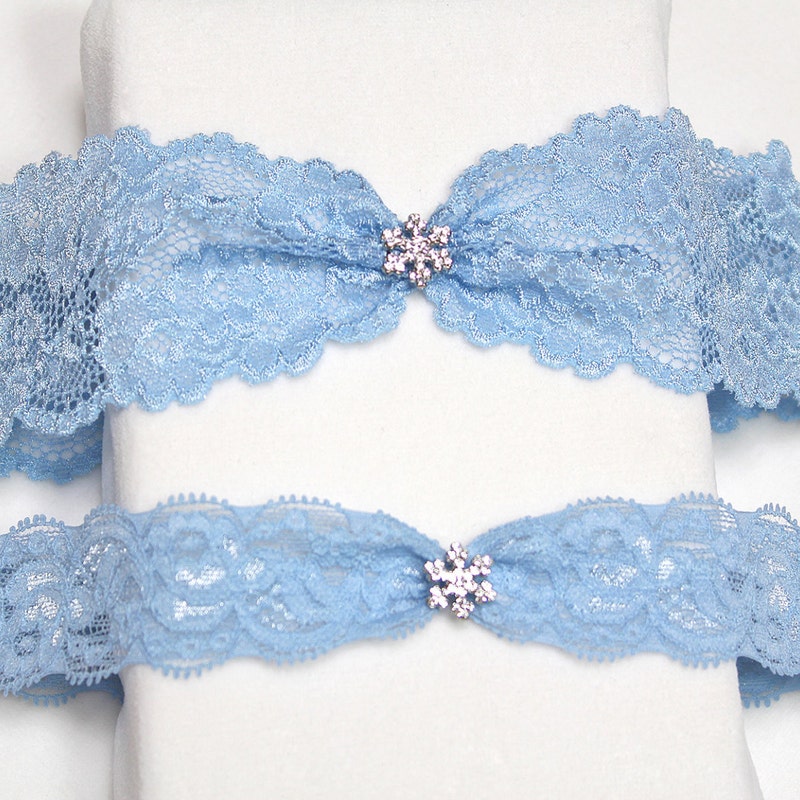 Blue Wedding Garter - Etsy