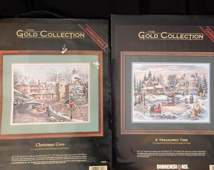 Two Dimensions Gold Collection Counted Cross Stitch Christmas Patterns ...