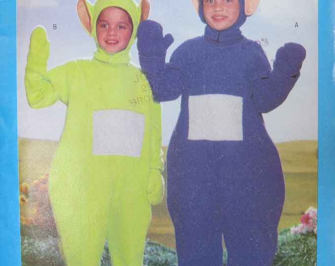 Size 2 - 6X Child's Teletubbies Costume Pattern, Dipsy and Tinky-winky ...