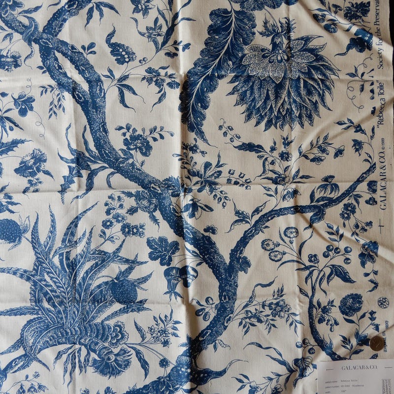 English Toile Fabric - Etsy