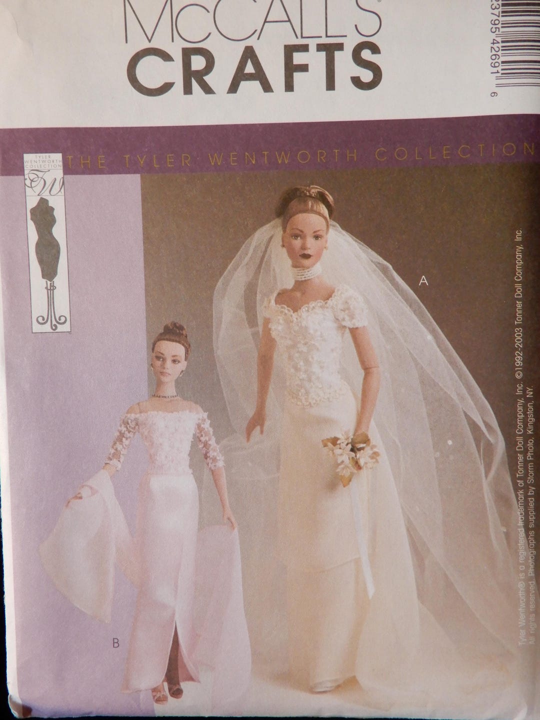 The Tyler Wentworth Collection, Mccall's 4269, for 16" Fashion Doll ...