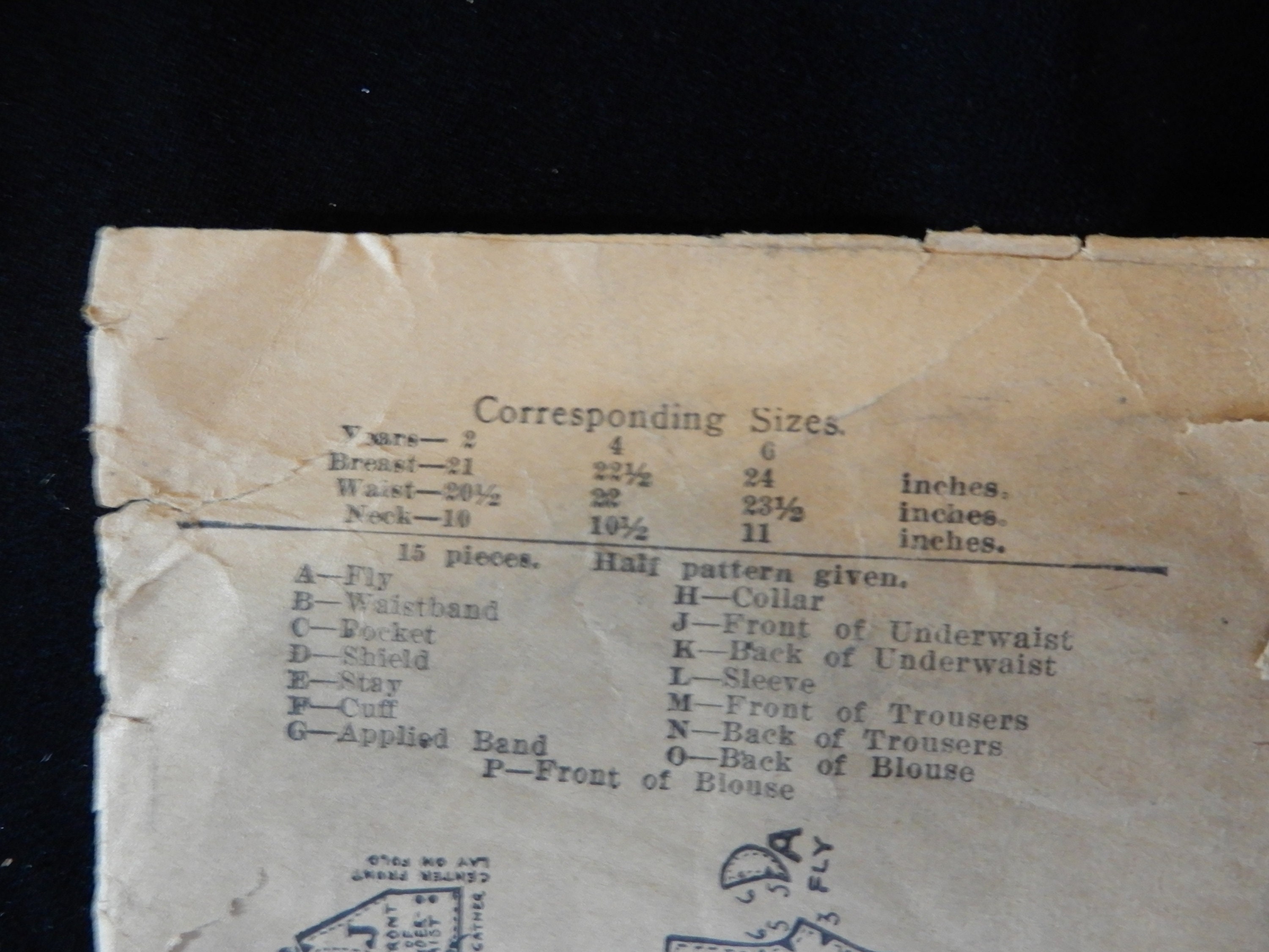 4 Year Old Boy, Pictorial Review Pattern 2433, 2 Piece Boy's Suit ...
