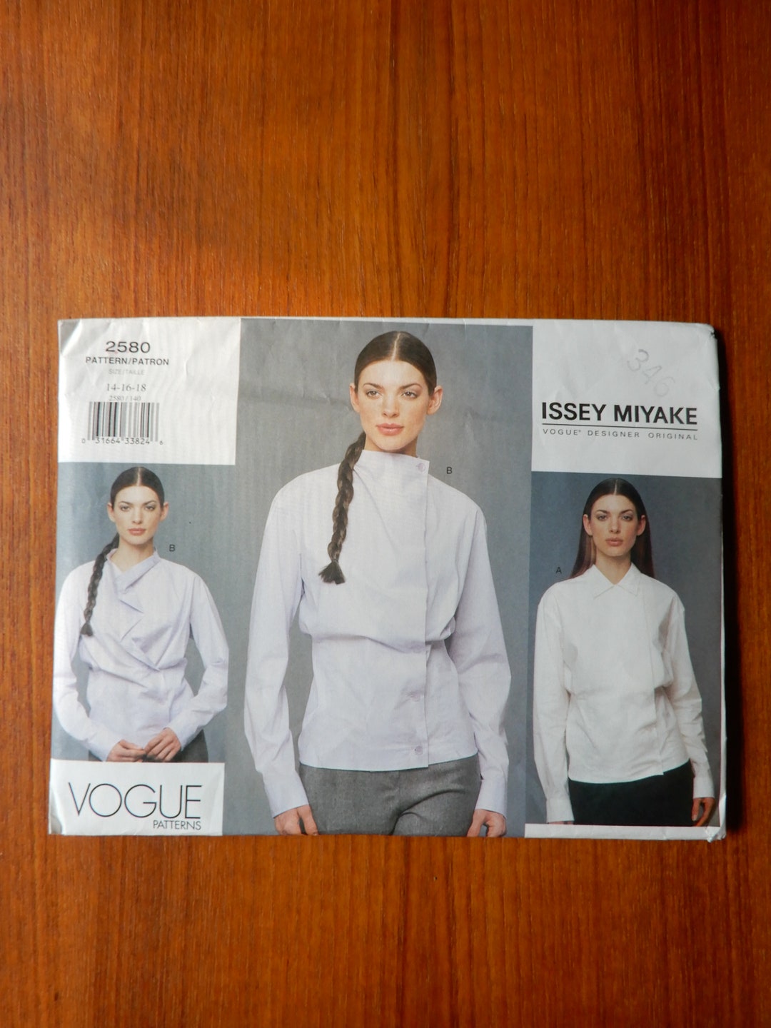 Size 14 - 18, Issey Miyake Vogue Designer Original, Vogue 2580 From ...