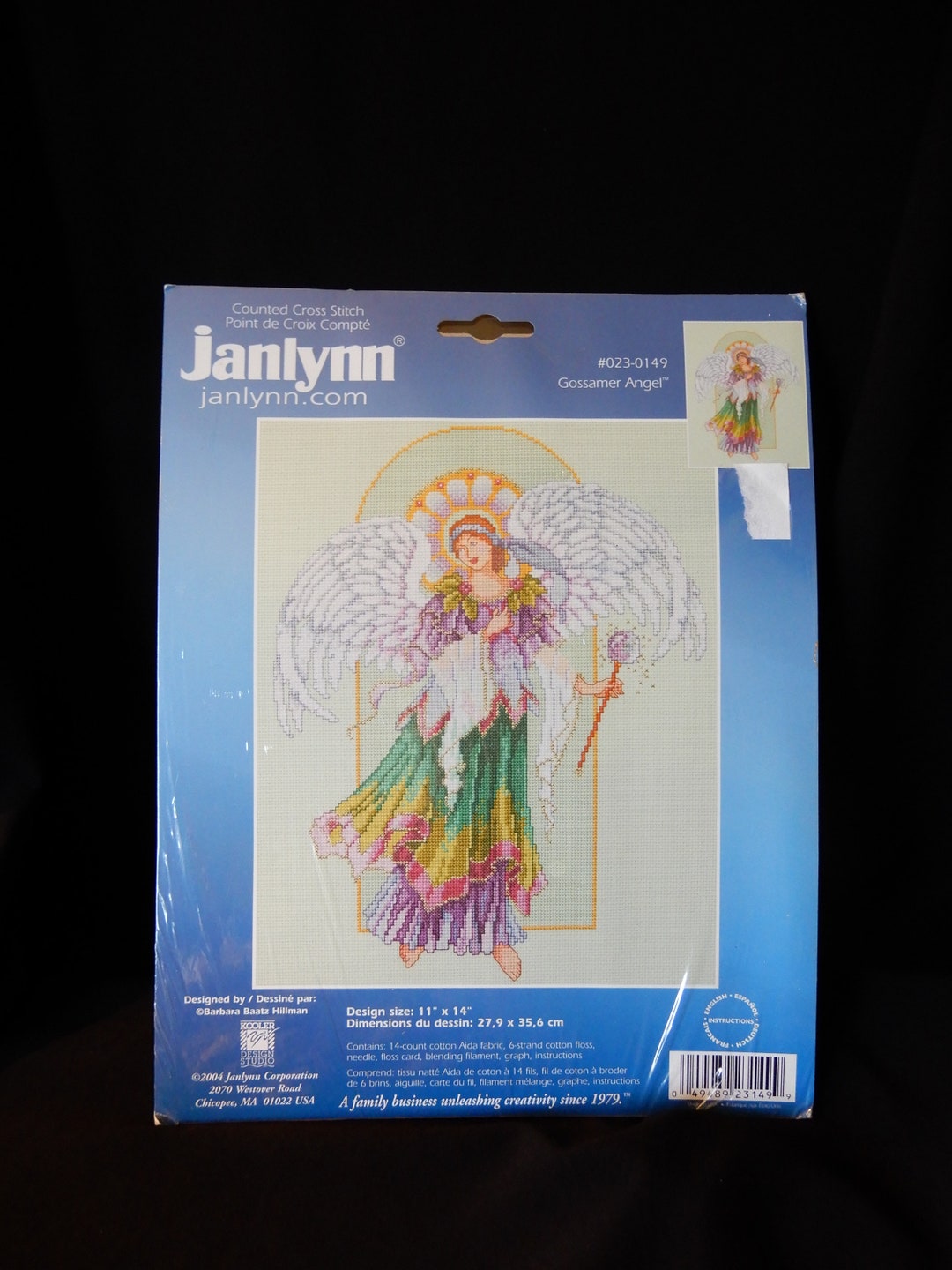 Gossamer Angel, Janlynn #0230149, Counted Cross Stitch Kit, Barbara ...
