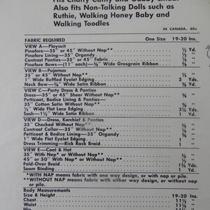 Size 19" - 20" Mccall's 6465 From 1962, Cut and Complete, Sew for ...