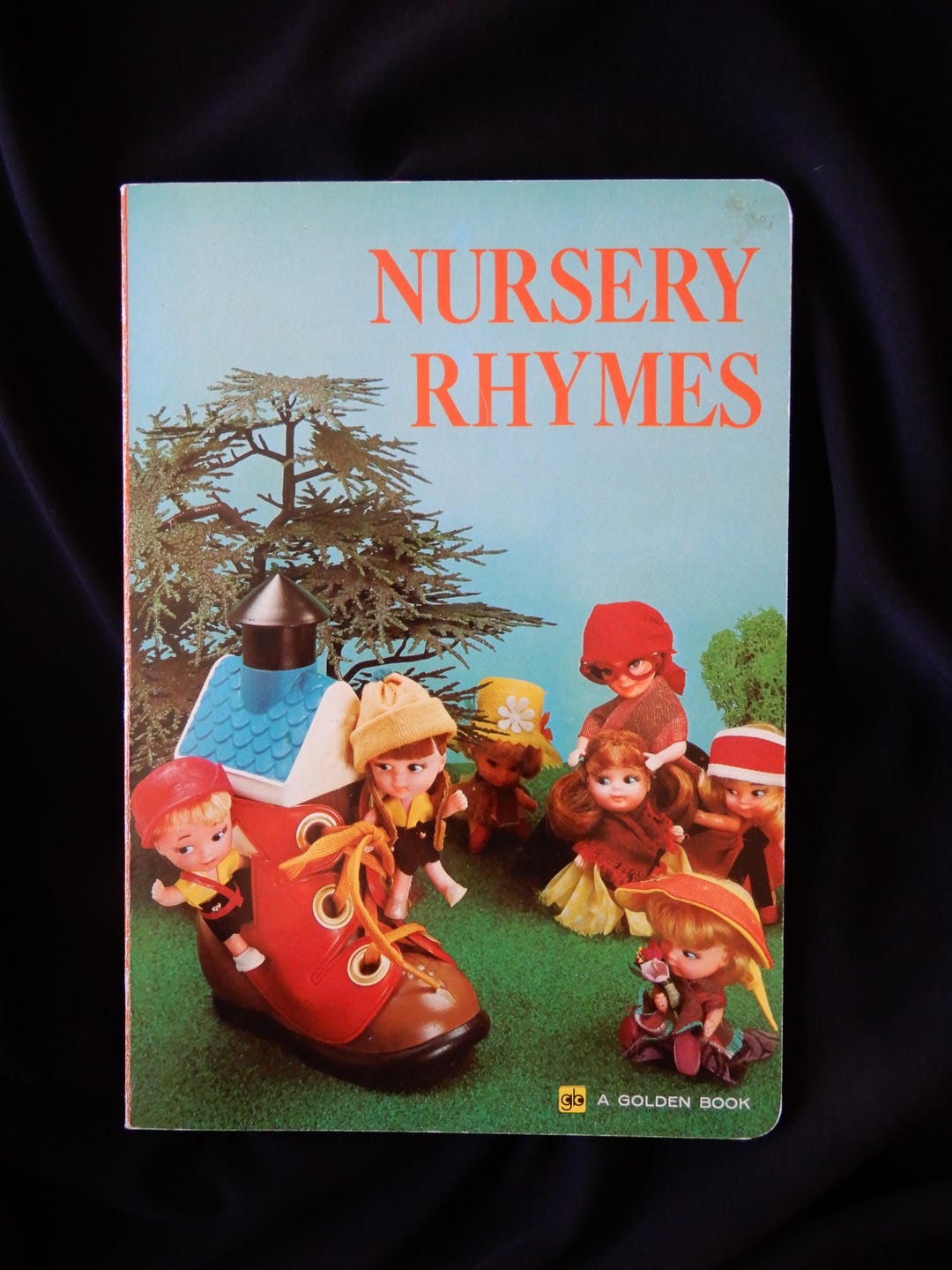 Nursery Rhymes Vintage Board Book, A Golden Book, 10.25 X 7.125", Funky ...