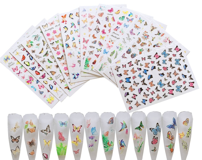 1pc Nail Art Full-cover Toe Nail Sticker Sheet Manicure Sticker Nail ...