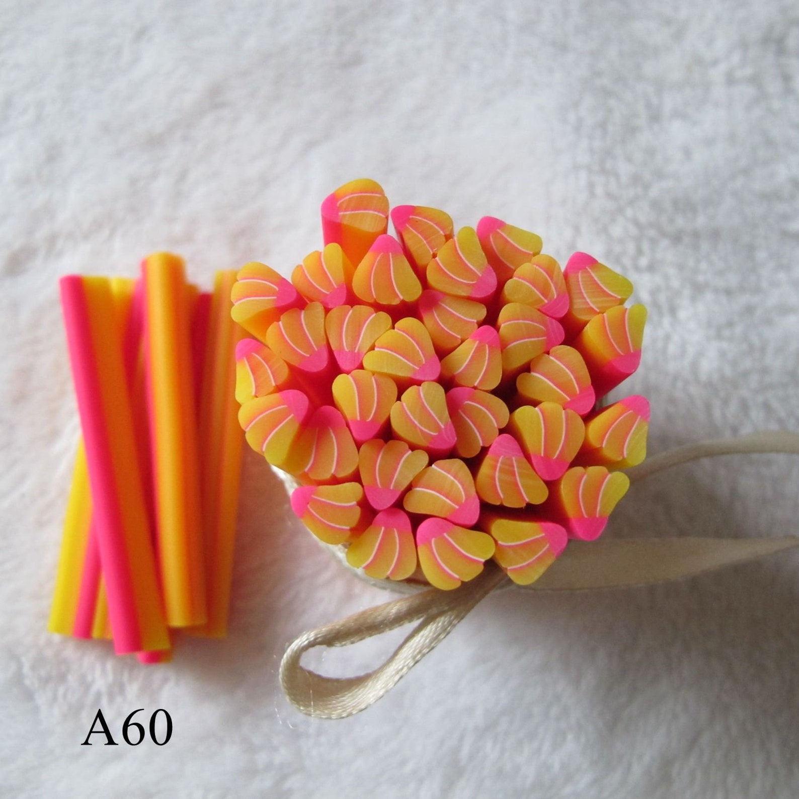 5pcs/lot 5mm5cm Polymer Clay Cane Fancy Food Series Banana | Etsy