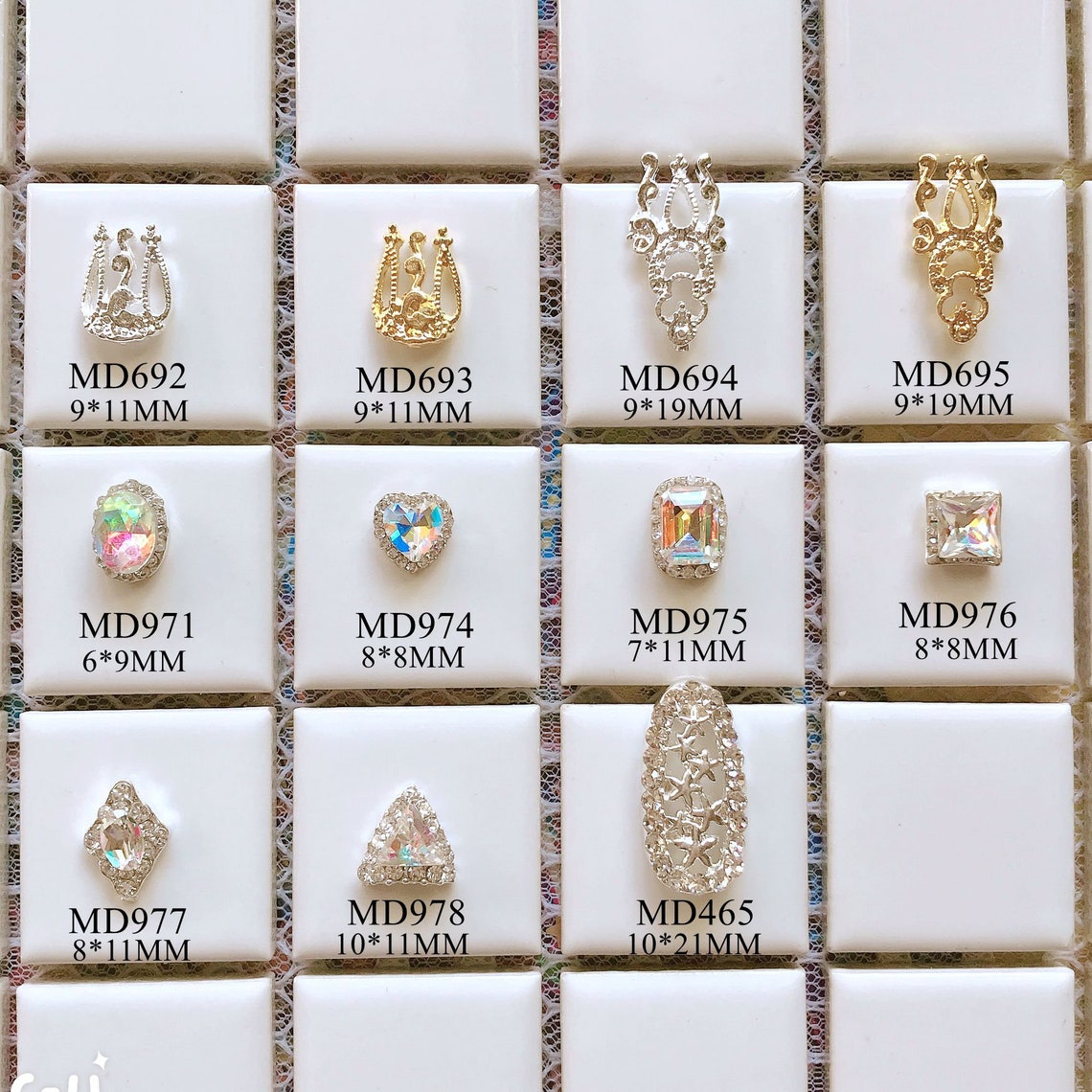 5pcs Metal 3d Charms Metal Decoration Luxury Full Cover 3D | Etsy