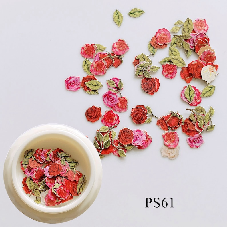 1jar Mixed-design Colorful Special Paper Slices Non-adhesive - Etsy