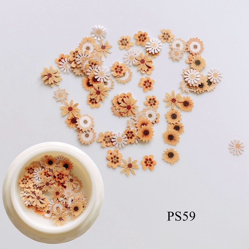 1jar Mixed-design Colorful Special Paper Slices Non-adhesive - Etsy