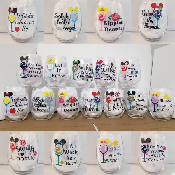 Princess Wine Glass - Etsy