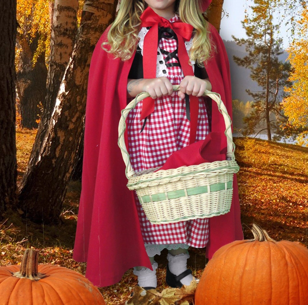 Little Red Riding Hood Little Girl Fairytale Halloween Costume ...