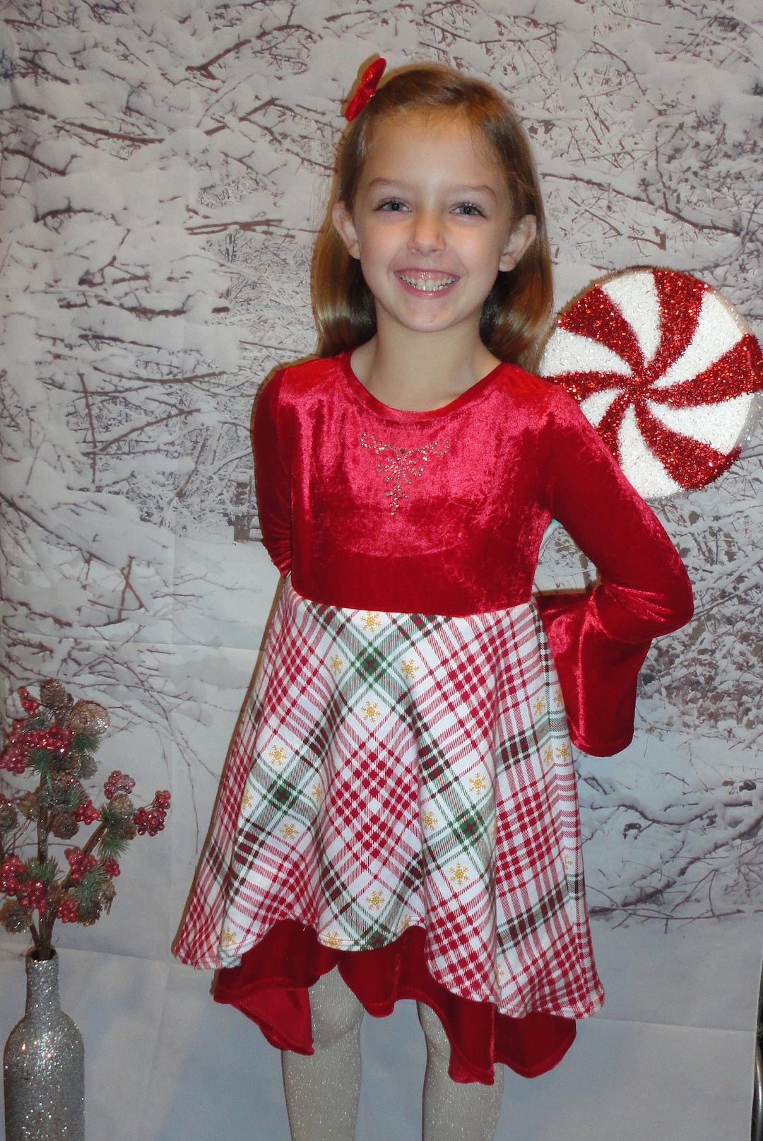 Christmas Dress Little Girl Red Christmas Dress Red Holiday - Etsy