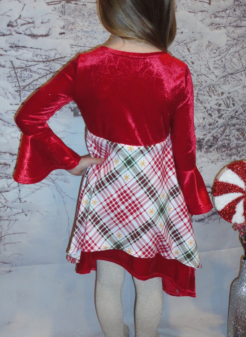 Little Girl Christmas Dress Red Christmas Dress Red Holiday - Etsy