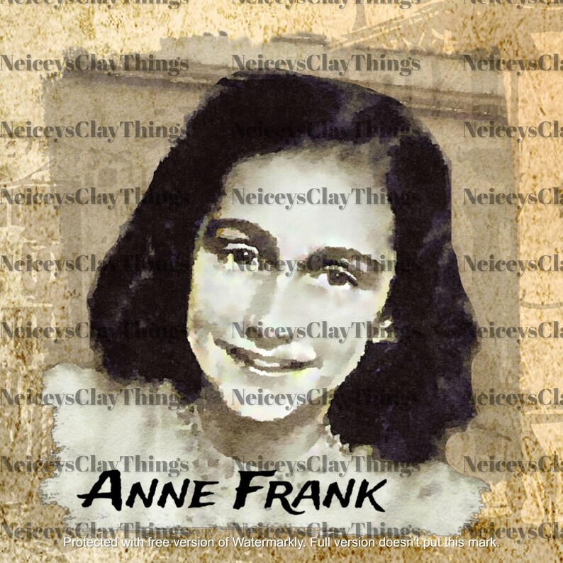 Anne Frank Necklace the Diary of Anne Frank Jewelry Wood - Etsy