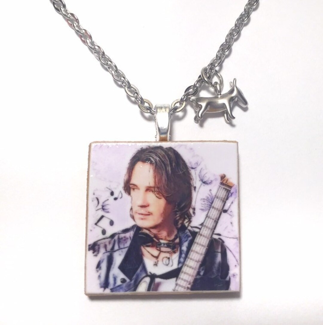 Rick Springfield and Ron Necklace Tile Pendant Dog Jewelry - Etsy