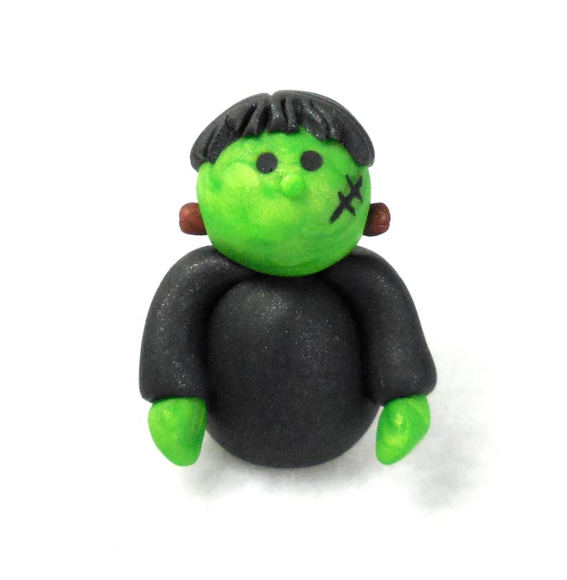Polymer Clay Frankenstein Halloween Figurine Spooky Monster | Etsy