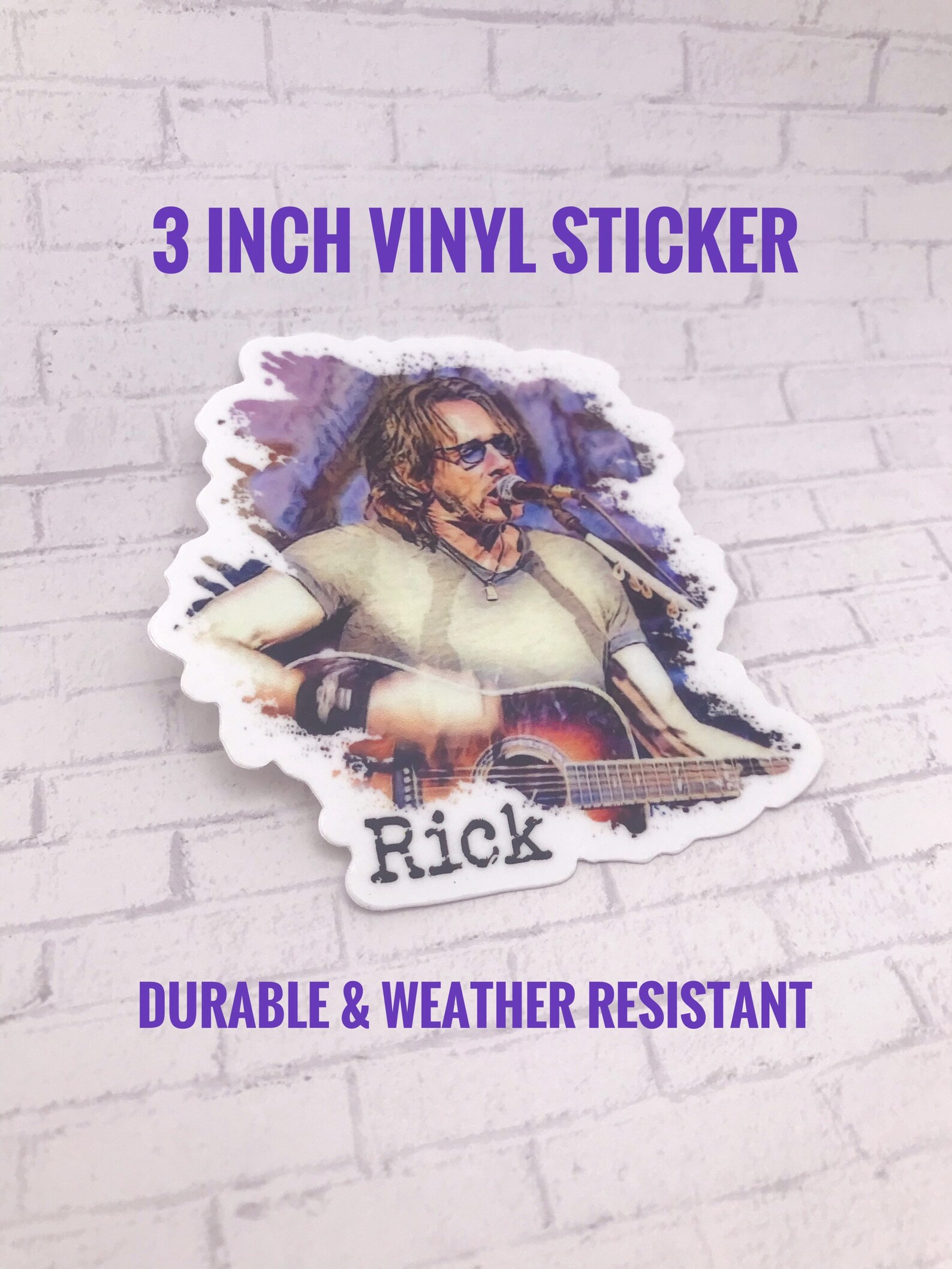 Rick Springfield Art Music Vinyl Sticker 80s Music Gift - Etsy