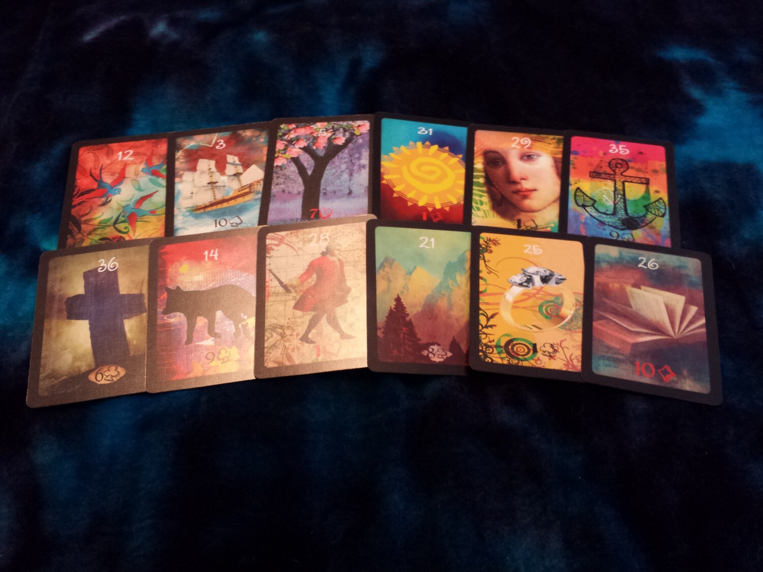 The 'eclectic Lenormand by Alyzen Moonshadow" Divination Card Deck ...