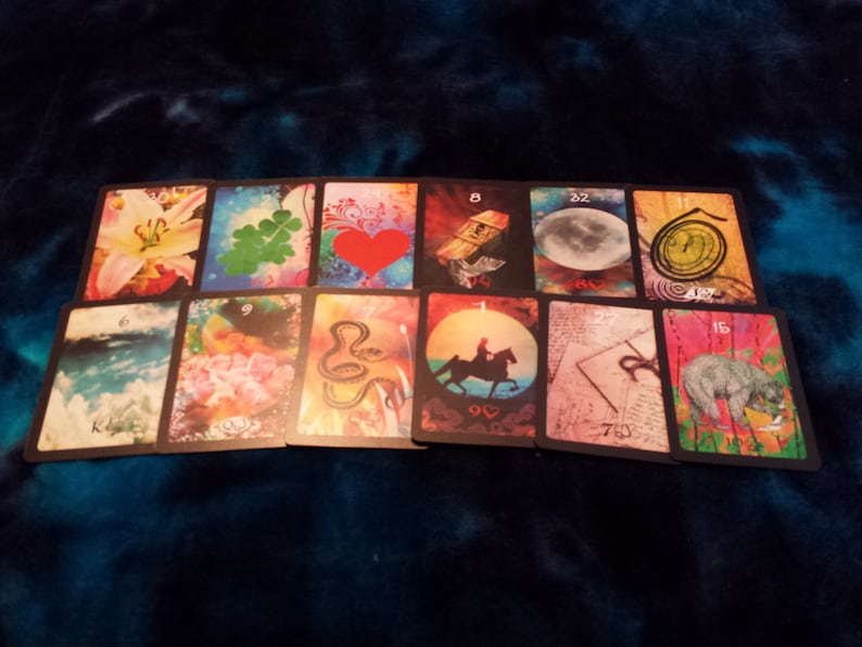 The 'eclectic Lenormand by Alyzen Moonshadow" Divination Card Deck ...