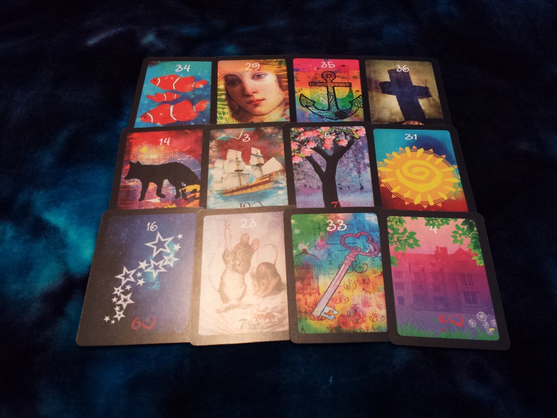 MINI the "eclectic Lenormand" by Alyzen Moonshadow Fortune Telling ...