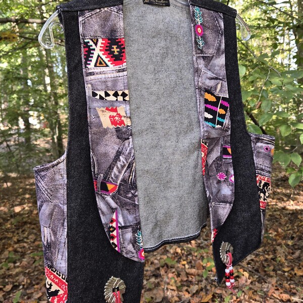 80s Vest - Etsy