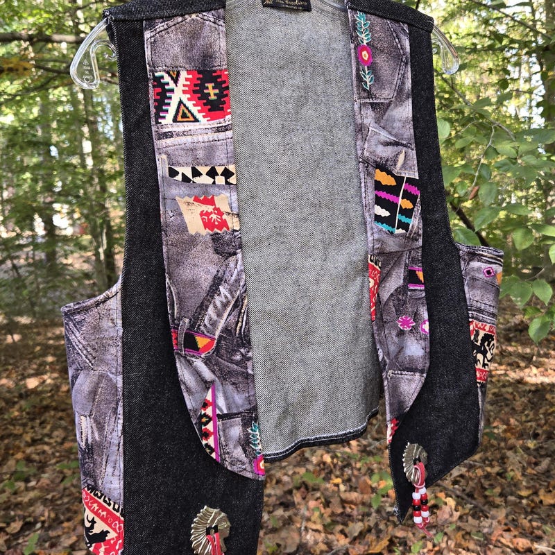 80s Vest - Etsy