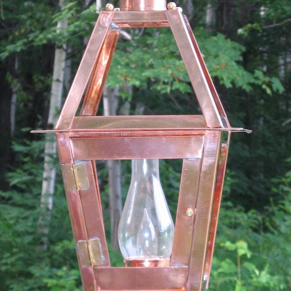 Copper Lantern - Etsy