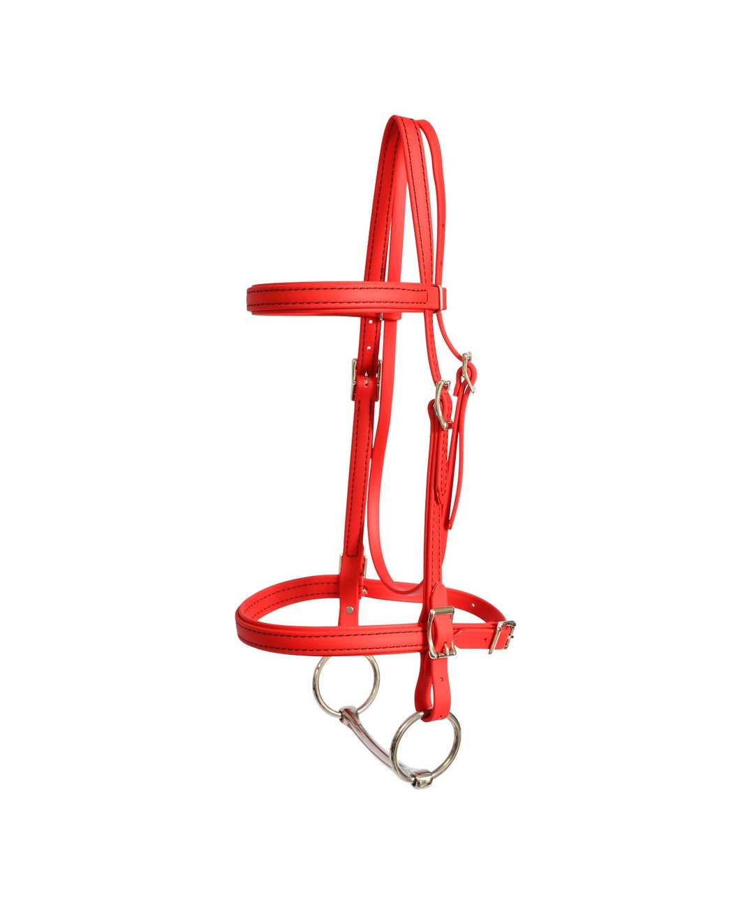Horse Size READY MADE Red ENGLISH Bridle Made From Beta Biothane - Etsy