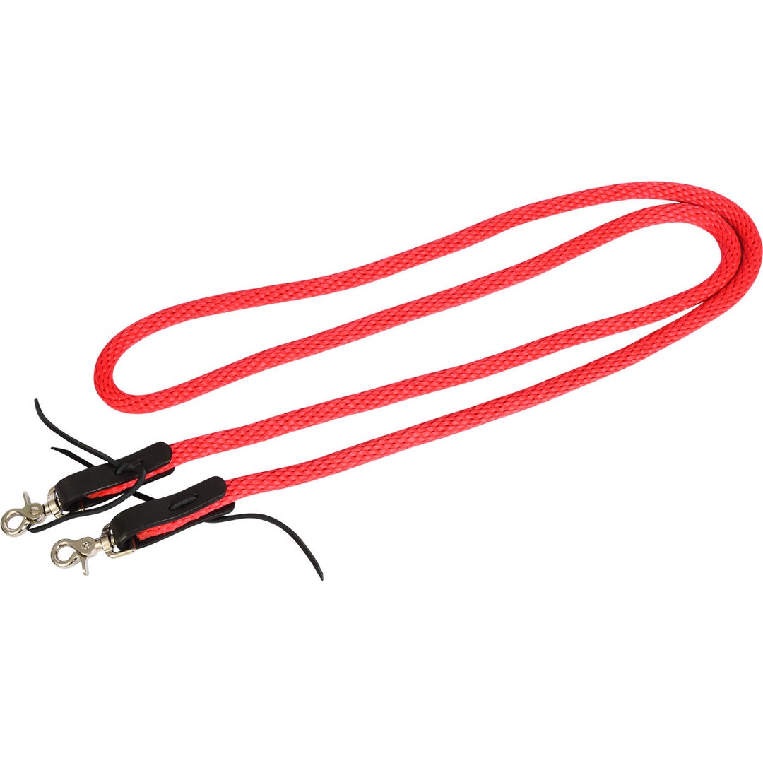READY MADE red Soft ROPE Reins - Etsy