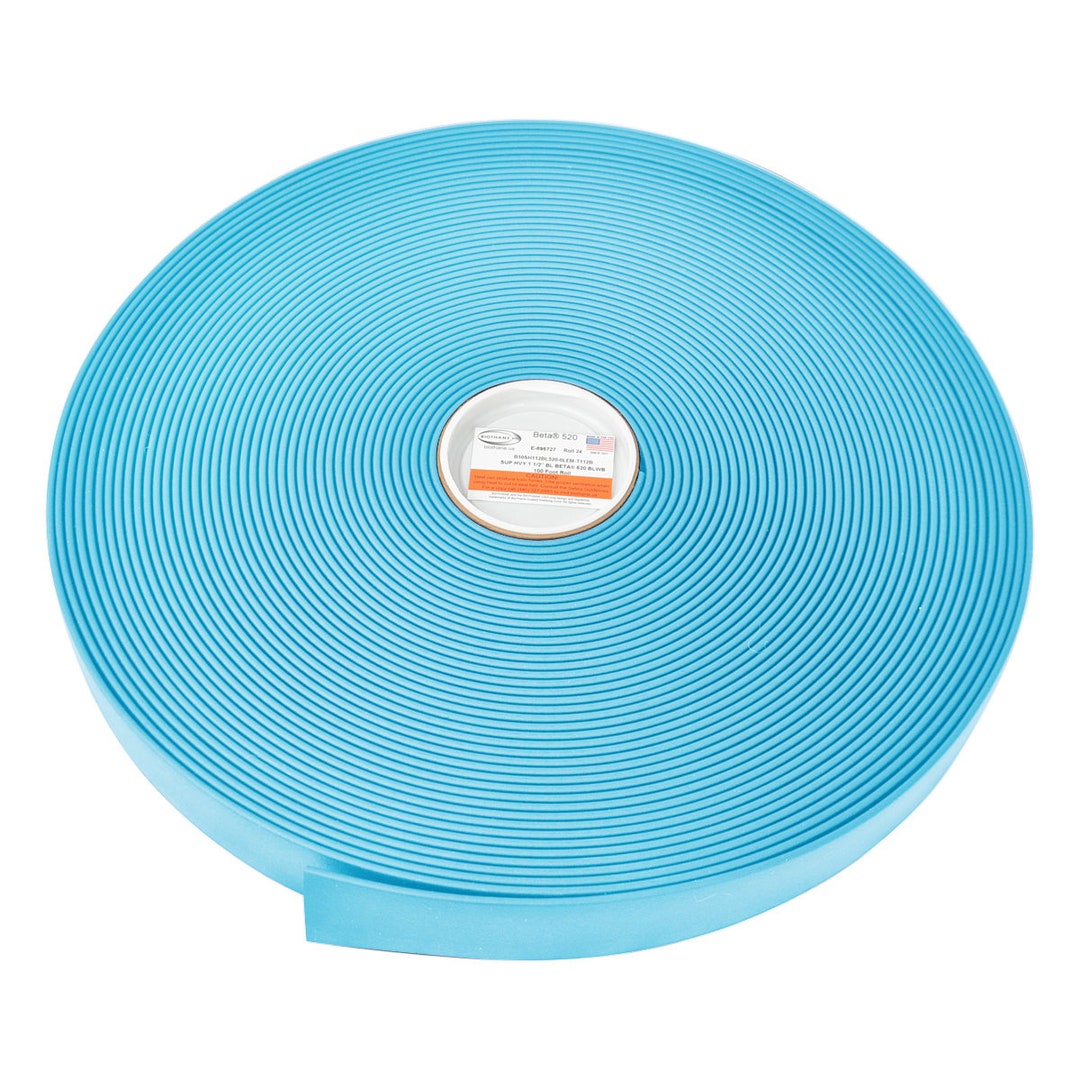 BABY BLUE BU52H 1.5 Inch Super Heavy Beta Biothane by the 100 Foot Roll ...