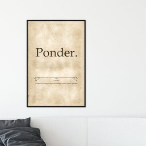 Whimsical Wall Art Rustic Book Page Inspired Art, Dictionary Word ...