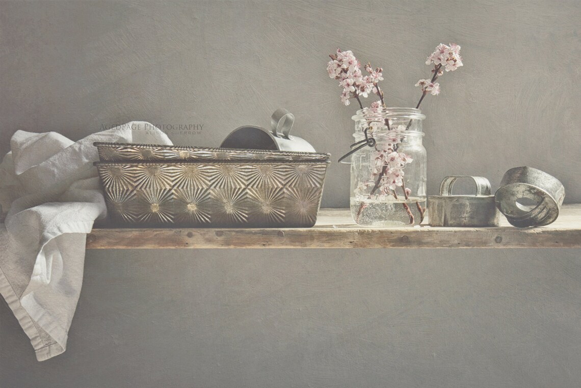 Kitchen Wall Art Baking Still Life Vintage Farmhouse Style | Etsy