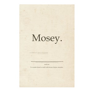 Whimsical Wall Art Dictionary Definition, Rustic Farmhouse Style ...