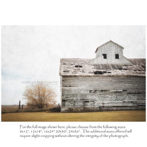 Rustic White Barn Wall Art - Modern Farmhouse Decor, Country Farm ...