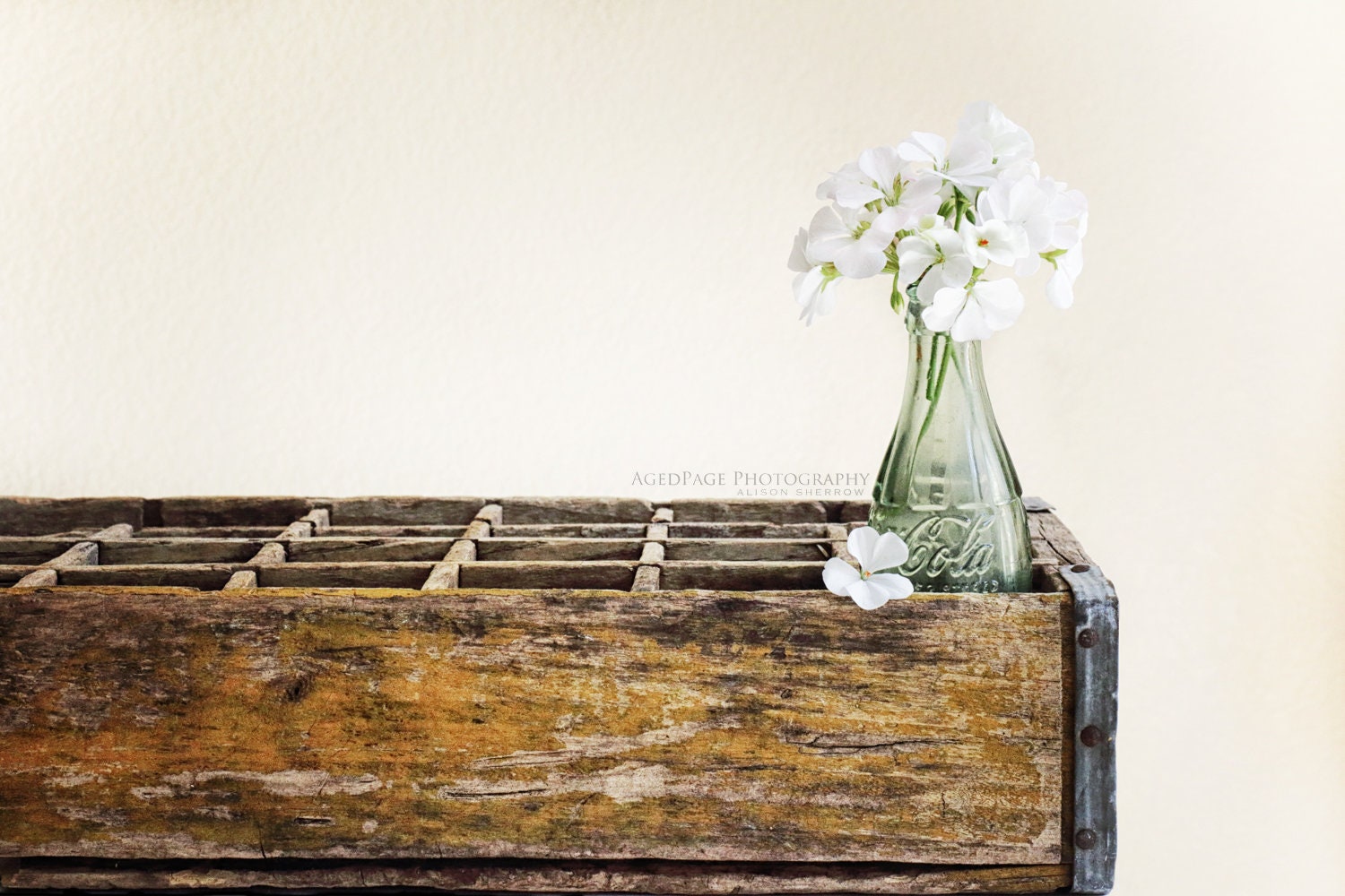 Rustic Kitchen Art Vintage Green Soda Bottle Farmhouse Wall | Etsy
