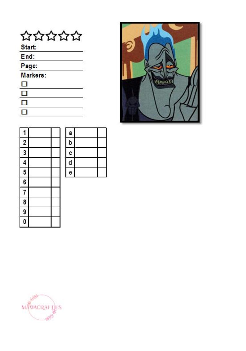 Coloring Tracker Page - Trompe L'OEIL - Etsy Canada