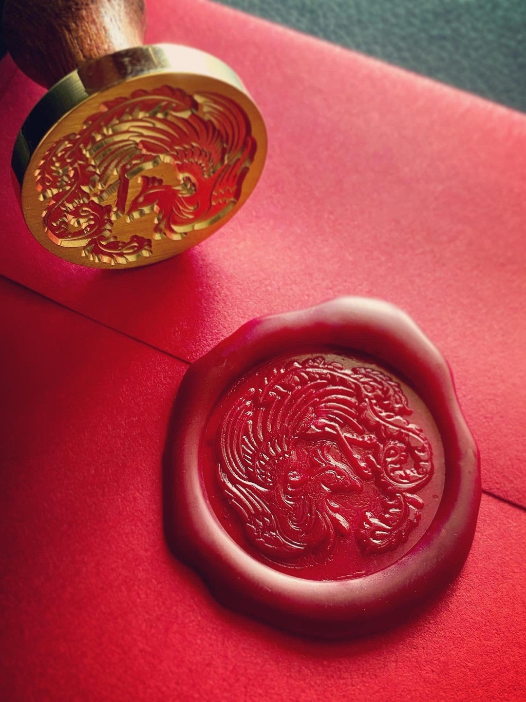 Pheonix Wax Seal Stamp | Exclusive Design From Heypenman - Etsy
