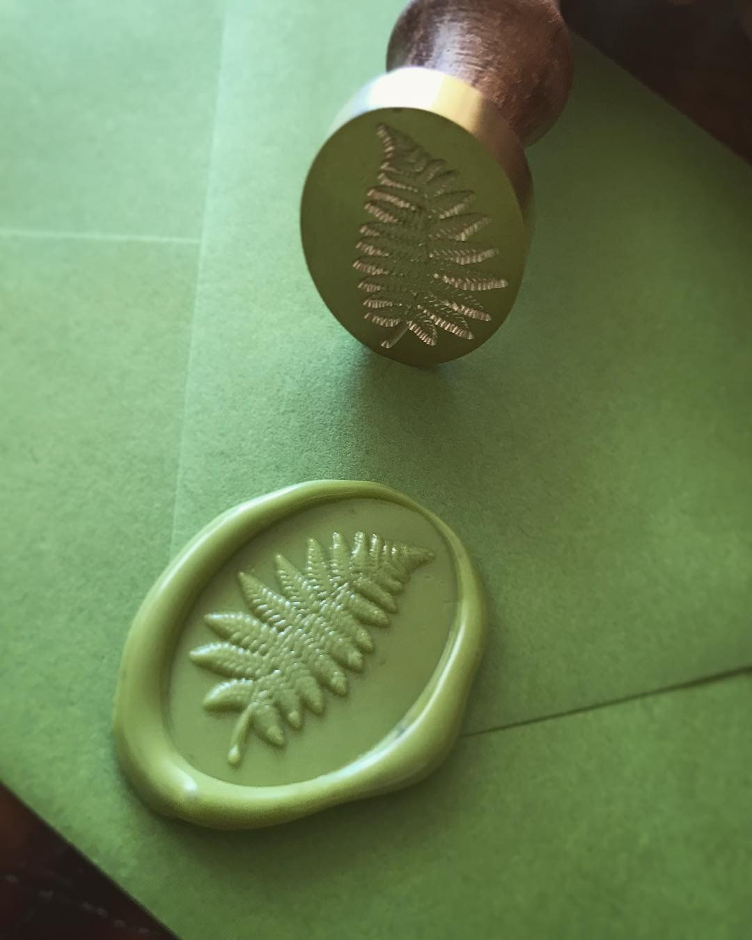 Fern Wax Seal Stamp | Exclusive Design From Heypenman - Etsy