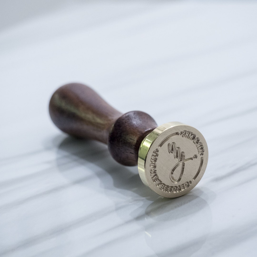 Custom Wax Seal Stamp Set, Personalised Logo and Design - Etsy