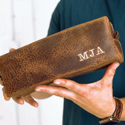 Monogrammed Dopp Kit Monogram Bag Monogrammed Gifts for Men | Etsy