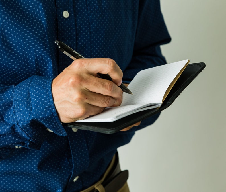 Personalized Field Notes Leather Journal Cover With 3x - Etsy
