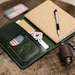 Genuine Compass Leather Journal Handmade Custom Fire Branded Refillable ...