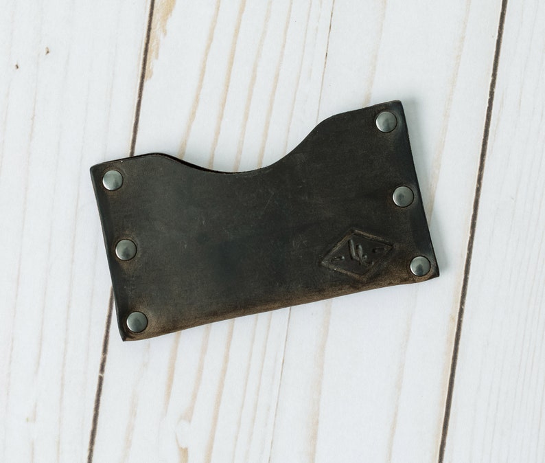 Personalized Slim Leather Front Pocket Wallet Minimalist | Etsy