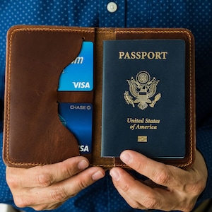 Vintage Passport Cover - Travel Wallet, Personalized Passport Cover ...